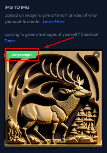 Image to Prompt - ARTSMART AI