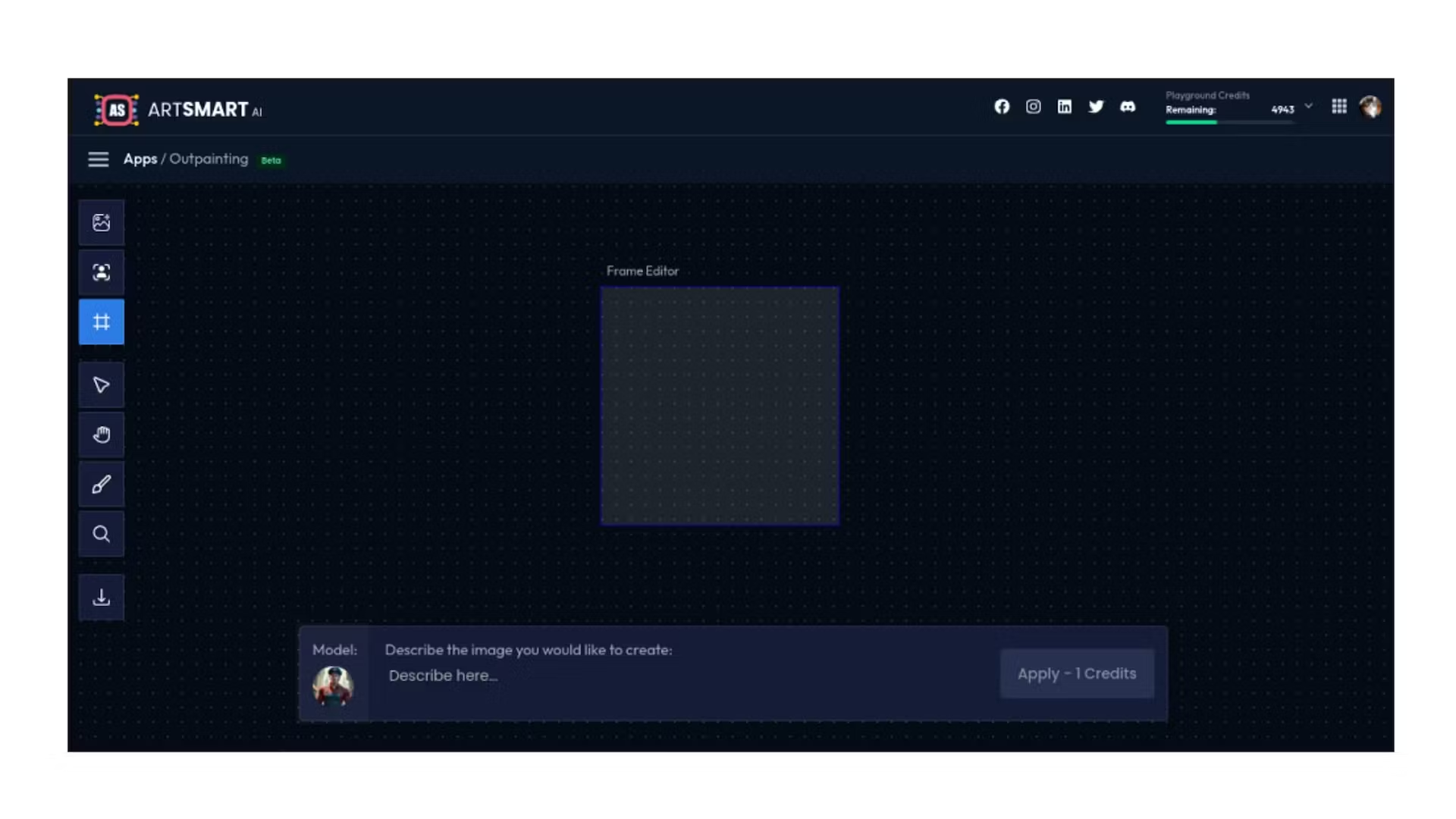 Outpainting - expand borders w/ AI - ARTSMART AI
