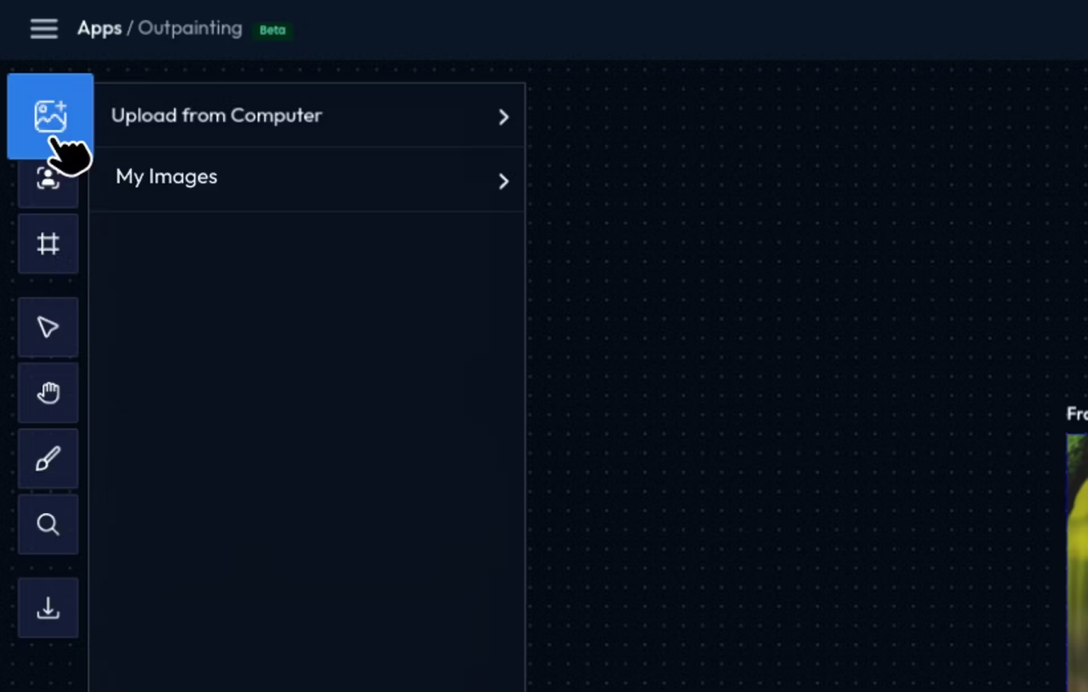 Outpainting - expand borders w/ AI - ARTSMART AI