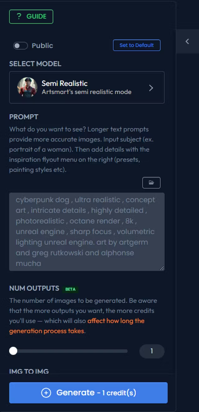 Playground - ARTSMART AI