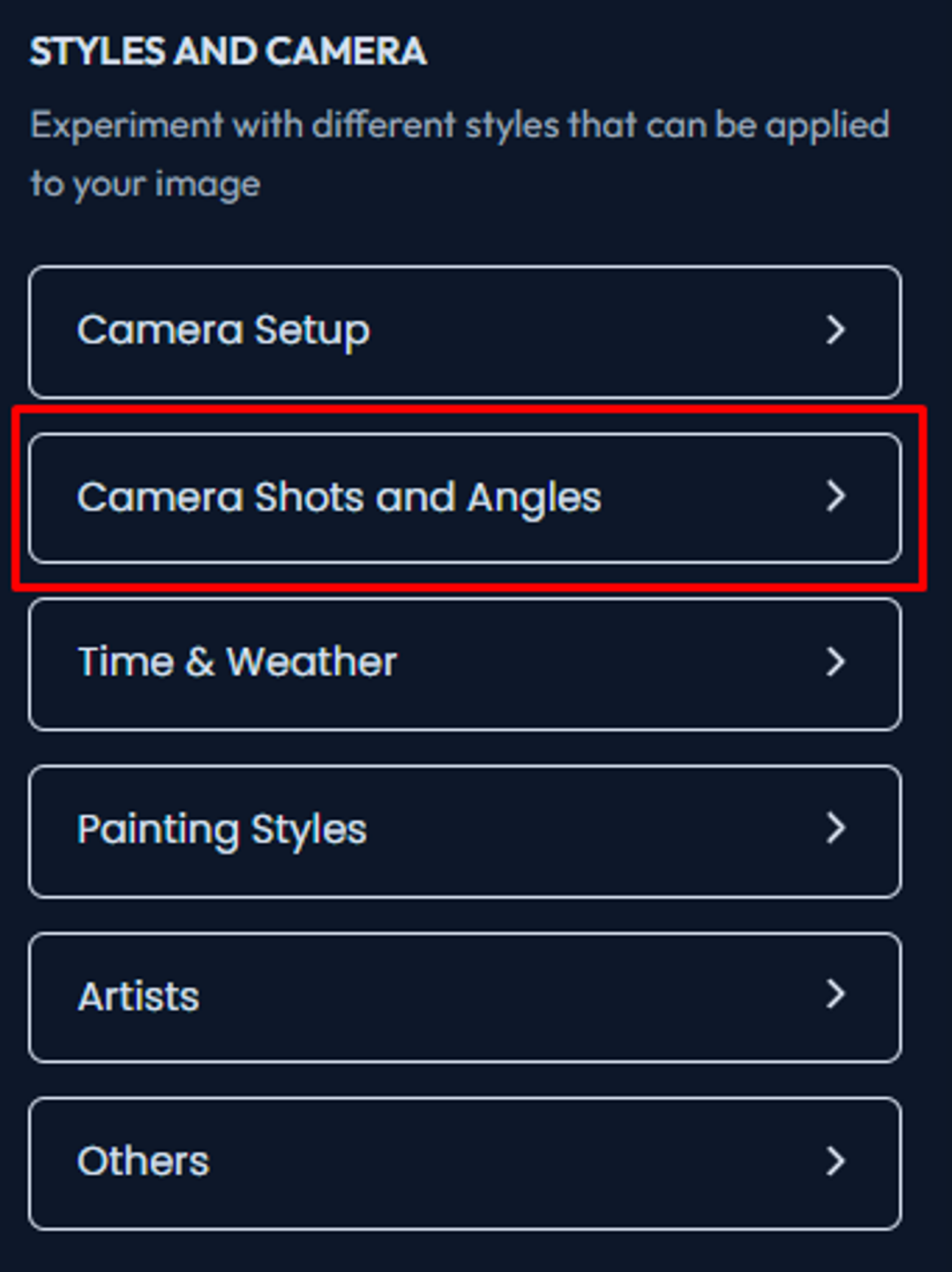 Prompt Style: Camera Shots and Angles - ARTSMART AI