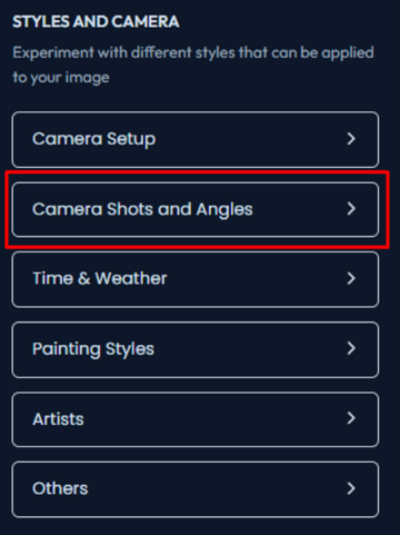 Prompt Style: Camera Shots and Angles - ARTSMART AI