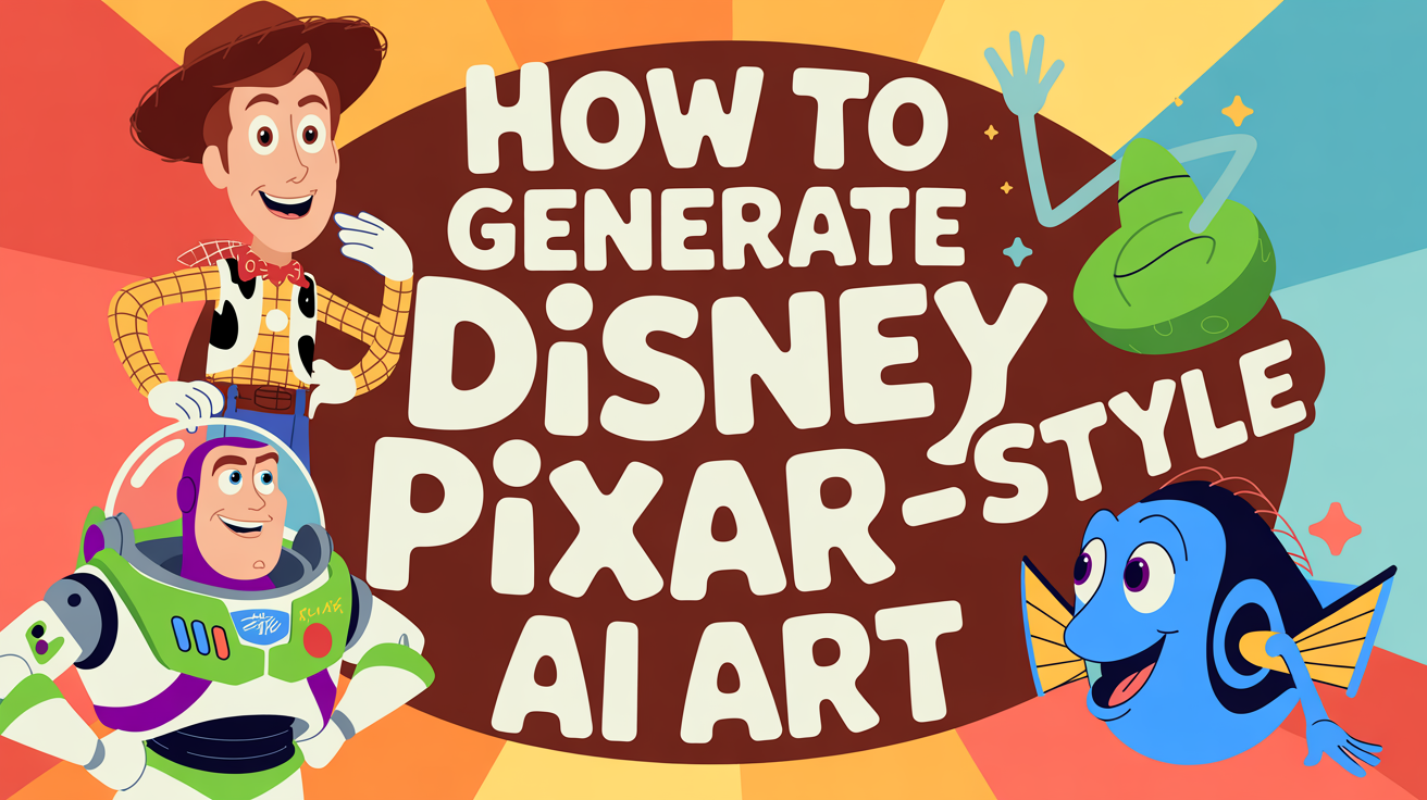 How to Generate Disney Pixar Style AI Art – Tools & Prompts Guide