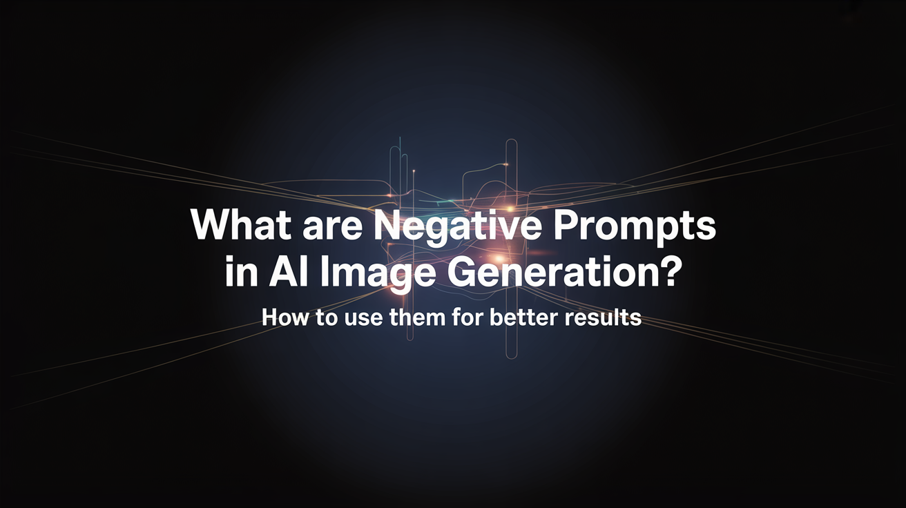 What Are Negative Prompts in AI Image Generation? A Beginner-to-Pro Guide