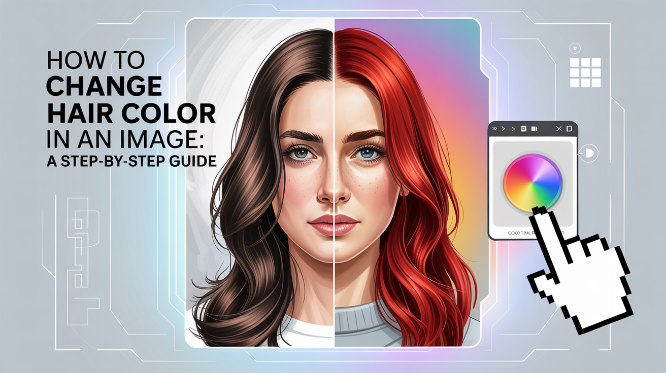 Change Hair Color in a Photo Using AI or Manual Tools