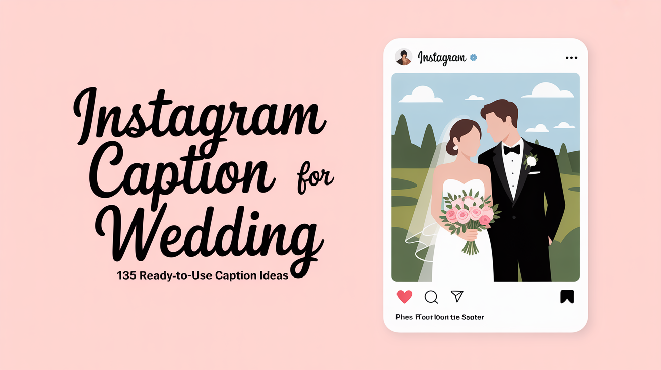 The Ultimate List of 135 Wedding Captions for Instagram Posts