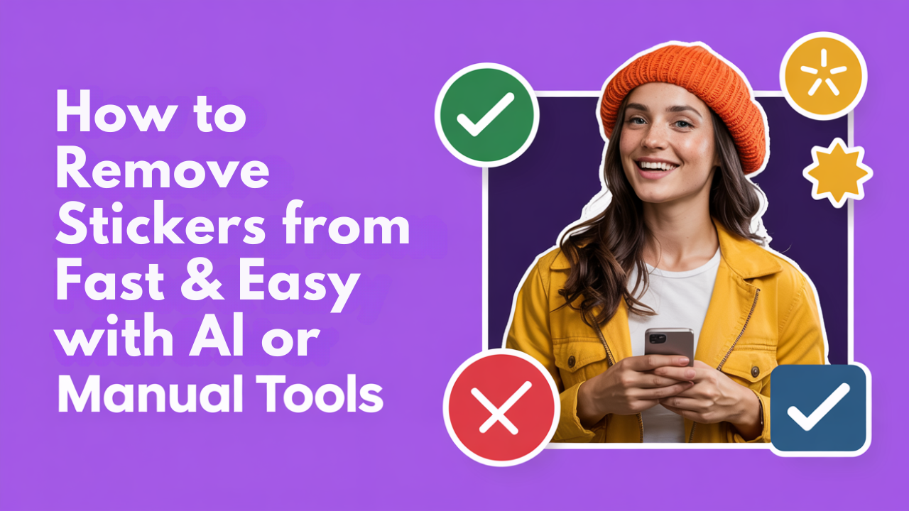 How to Remove Stickers from a Photo