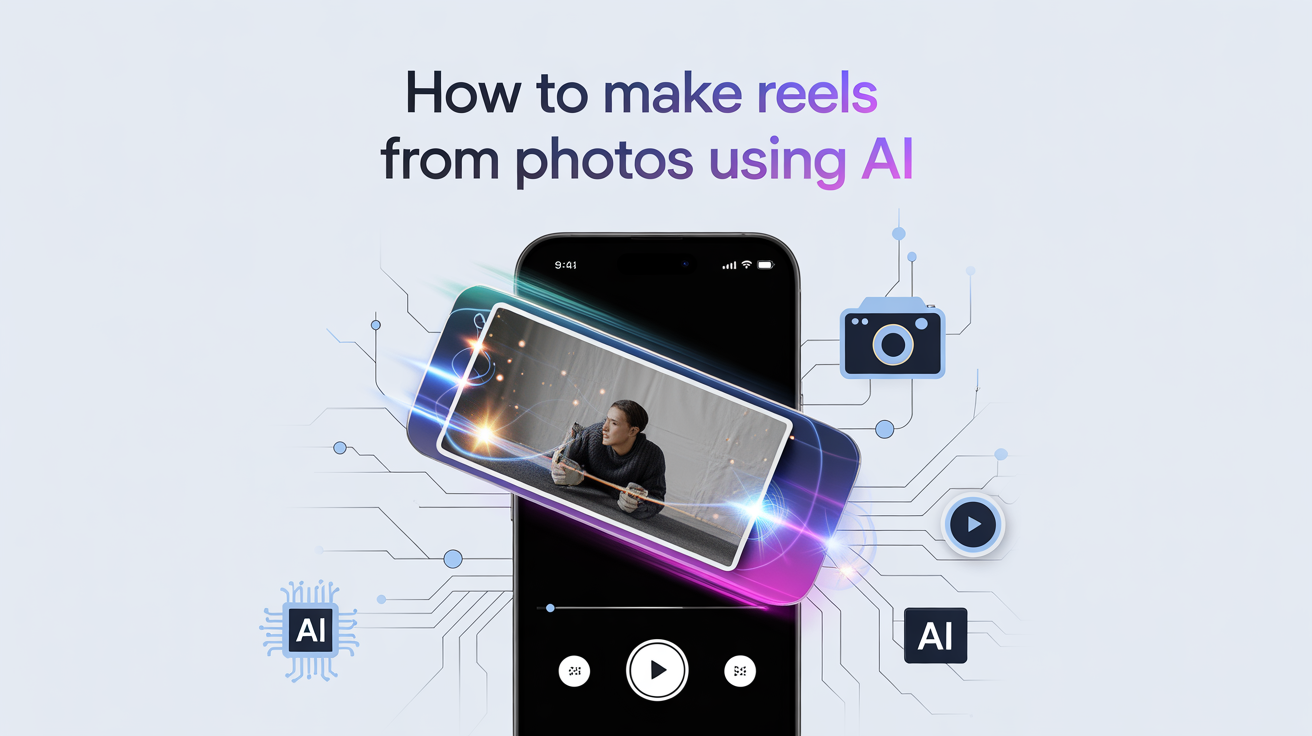 How to Make Reels From Photos Using AI (Step-by-Step Guide)