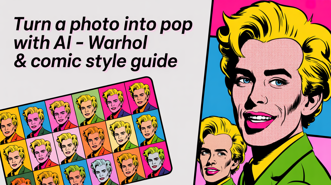 AI Pop Art Generator: Turn Photos into Warhol & Comic Art